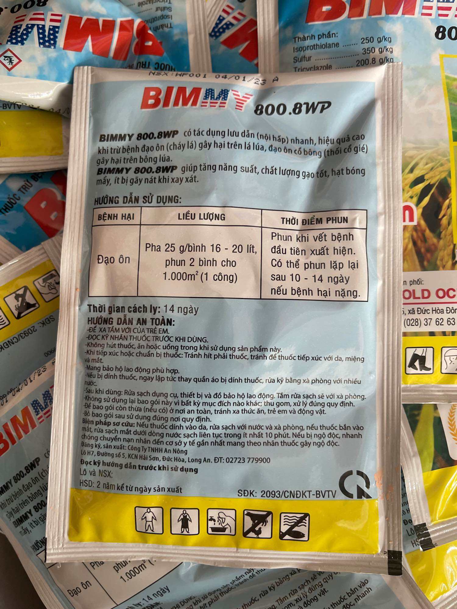 Bimmy phòng trừ đạo ôn – Vật tư nông nghiệp Công Danh 1
