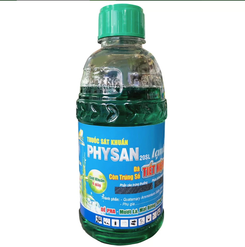 Thuốc Sát Khuẩn Trừ Nấm Bệnh PHYSAN 20SL chai 480ml- Vtnn Công Danh 1 ...