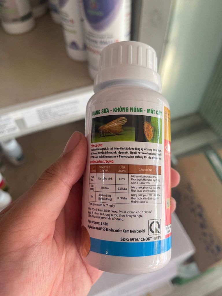 Nitop 350 Od quản lý rầy phấn trắng , rầy xanh , rầy nâu cho cây trồng ...