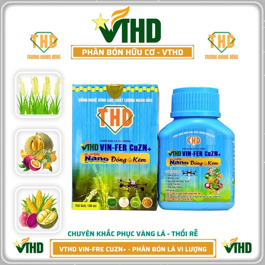 VTHD Phân Bón Lá Vi Lượng Vin-Fe-Cu-Zn – Vật tư nông nghiệp Công Danh 1
