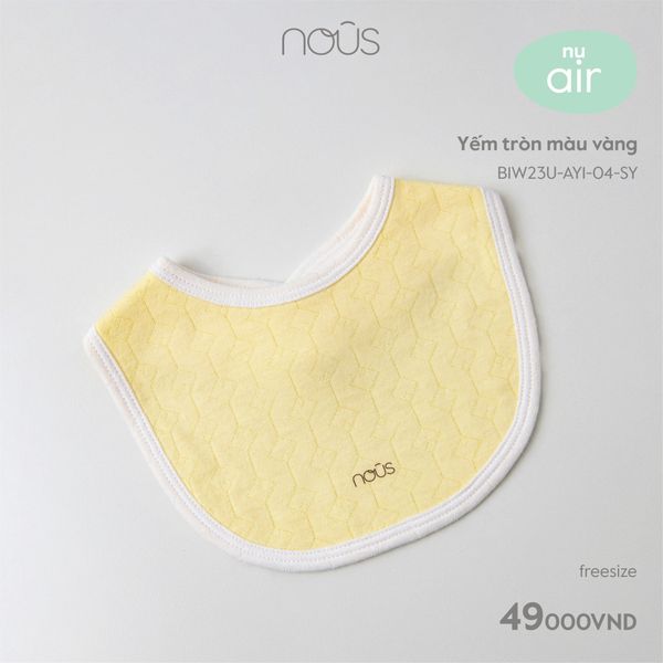 Yếm tròn màu vàng– noûs