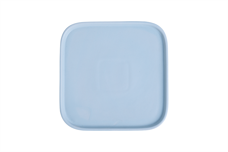 Cloudy_Square Plate_Dĩa vuông 26cm xanh lục bảo – V Horeca - Ceramic ...