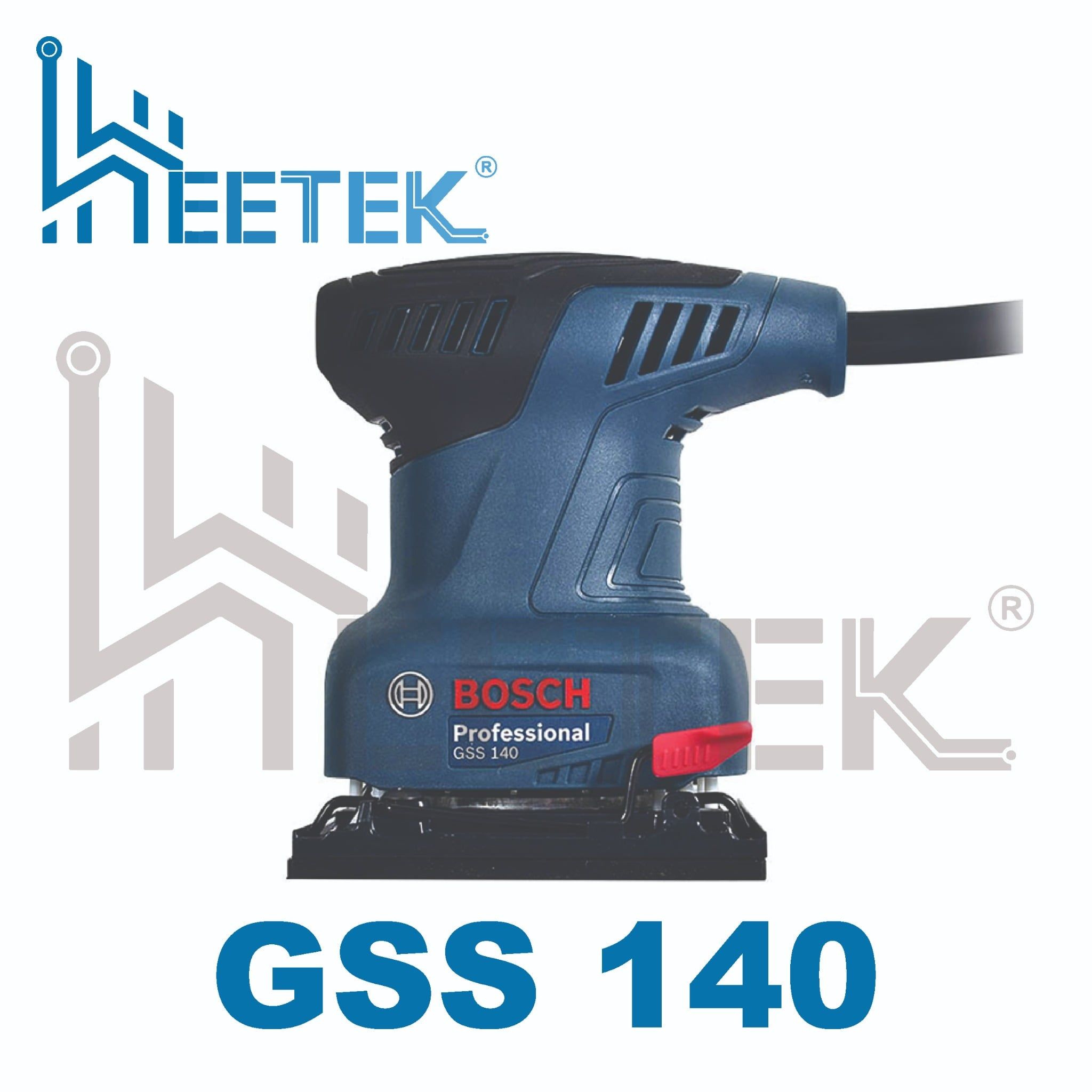 BOSCH GSS140 MÁY CHÀ NHÁM VUÔNG KÍCH THƯỚC NHỎ GỌN, TIỆN DỤNG, CÔNG SU ...