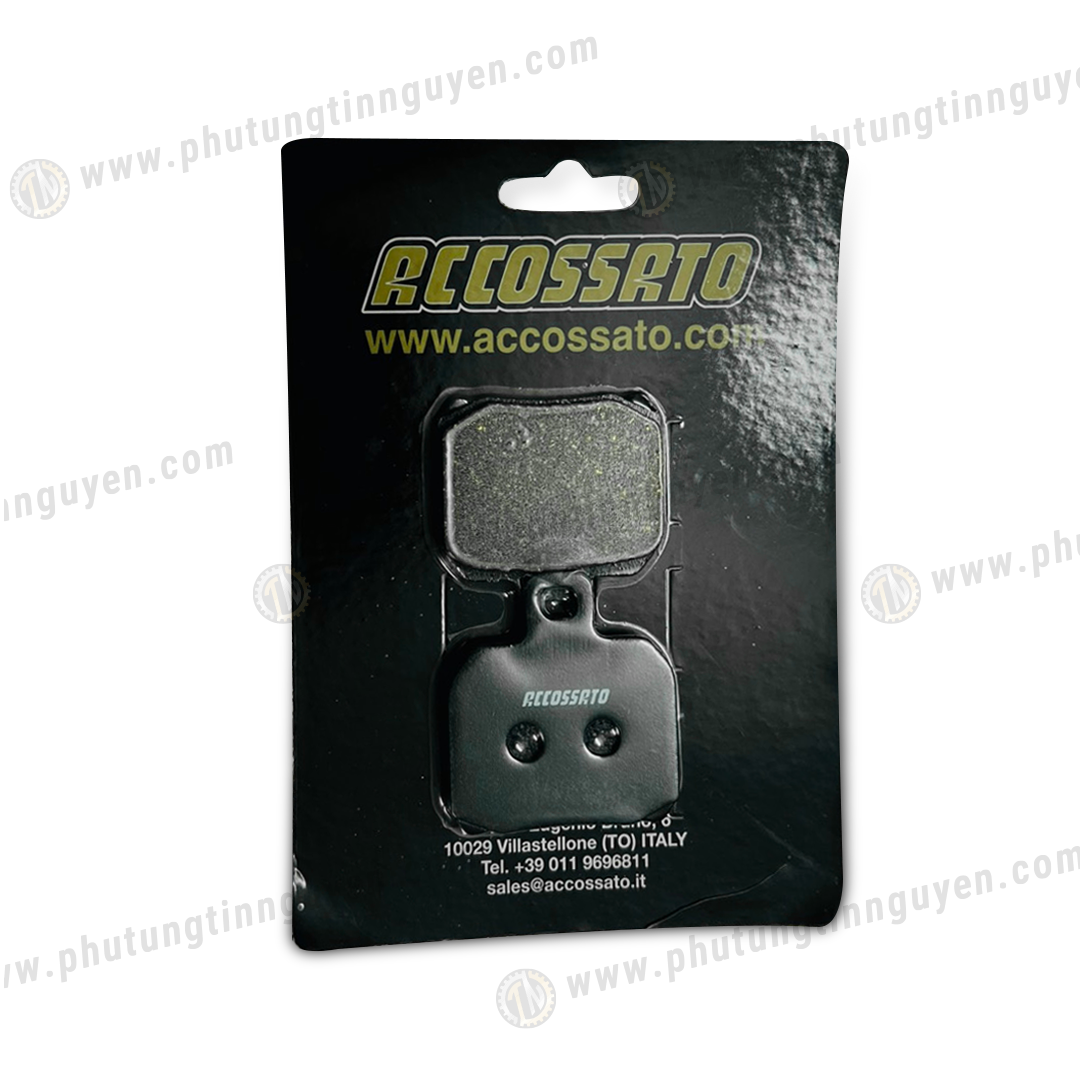 Bố thắng Accossato cho heo Brembo 2 Pis đối xứng chính hãng