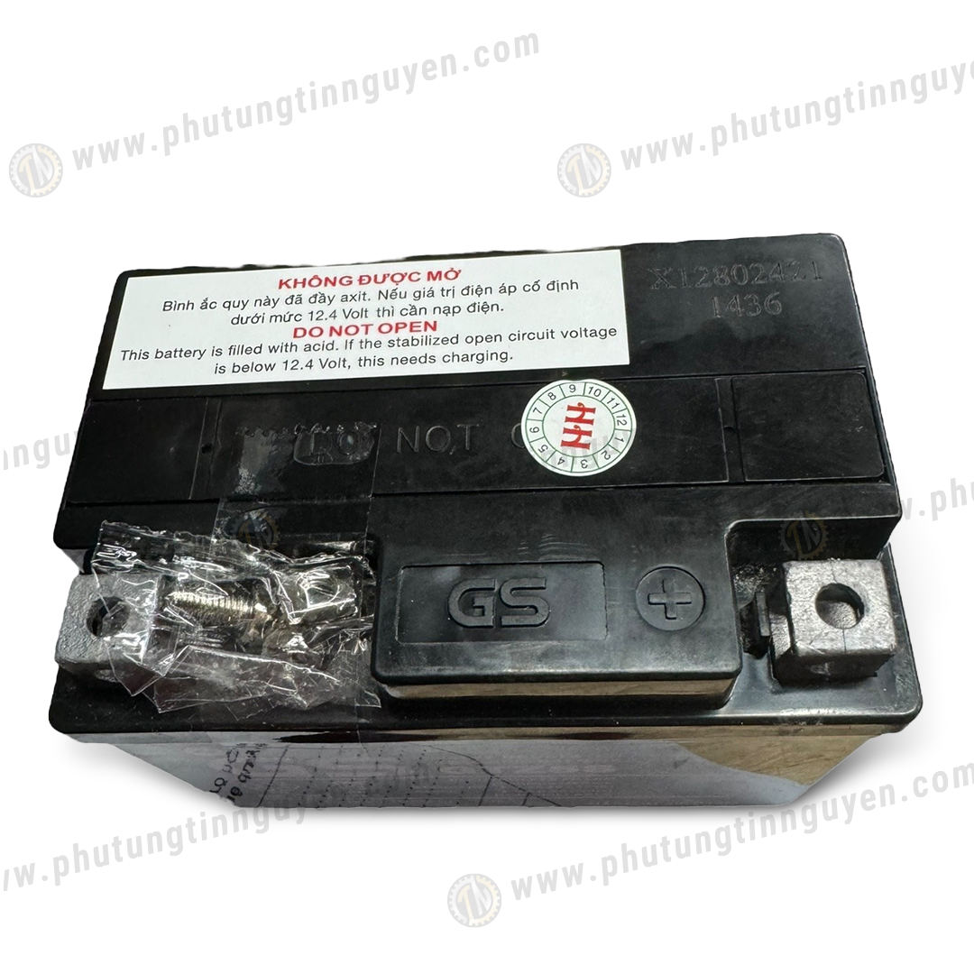 Bình ắc quy GS GTZ5S cho xe Air Blade, Click, Wave, Future, Exciter, A