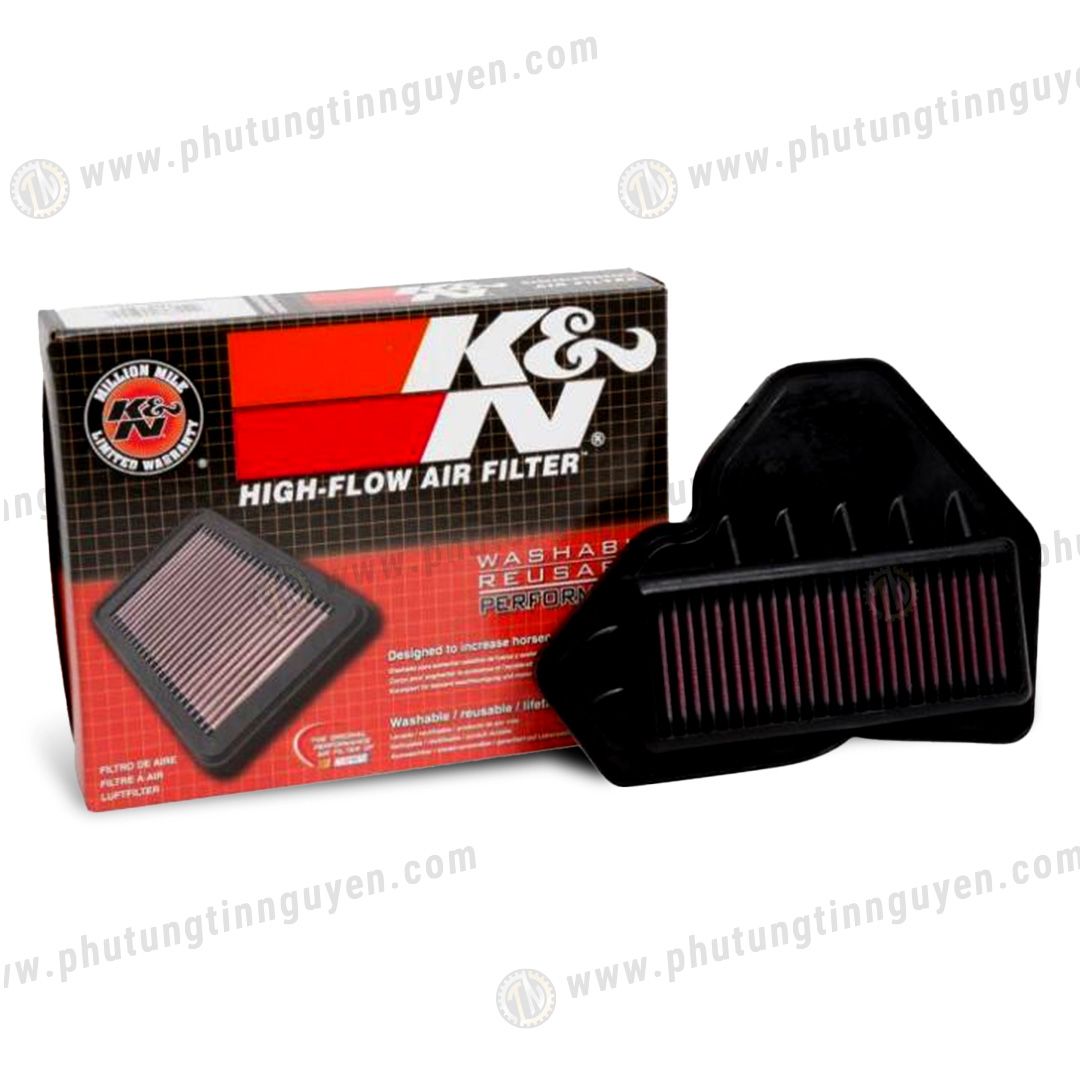 Lọc gió xe Raider/ Satria F150 hàng chính hãng KN (mã 1517)