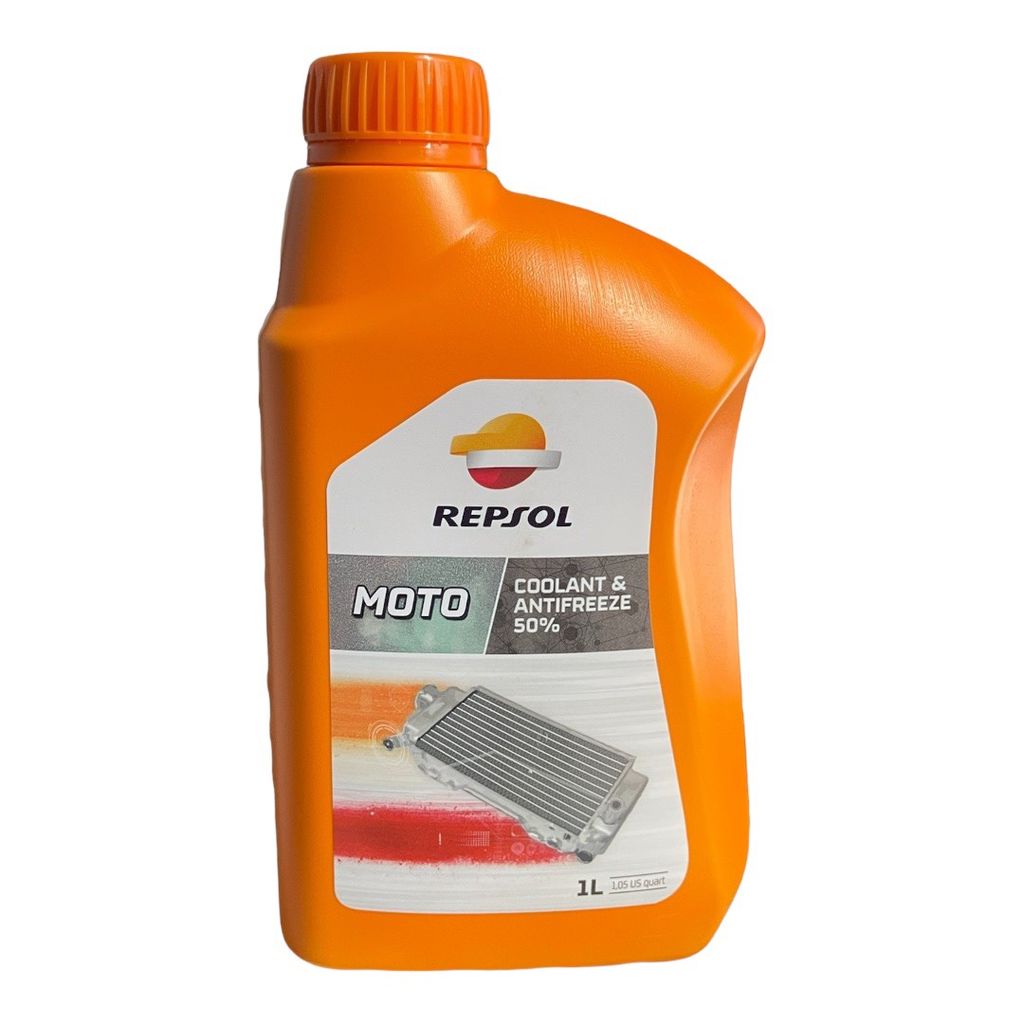 Nước mát Repsol Moto Coolant & Antifreeze 1L hàng chính hãng