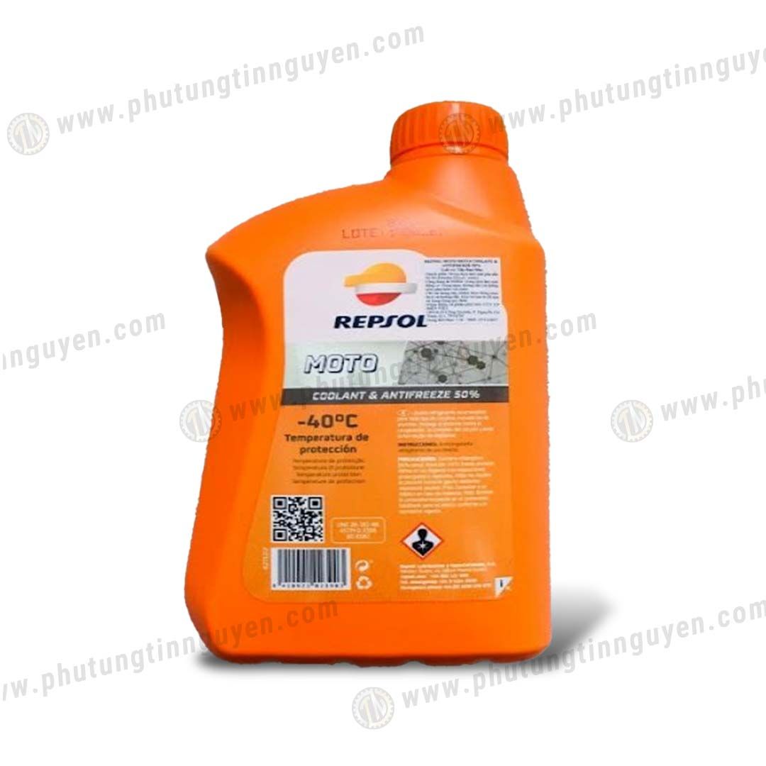 Nước mát Repsol Moto Coolant & Antifreeze 1L hàng chính hãng