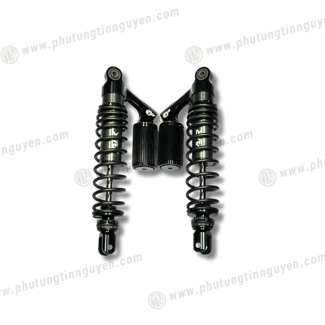 Phuộc Profender X Airblade / PCX 150 Bình Dầu ( Màu Đen )