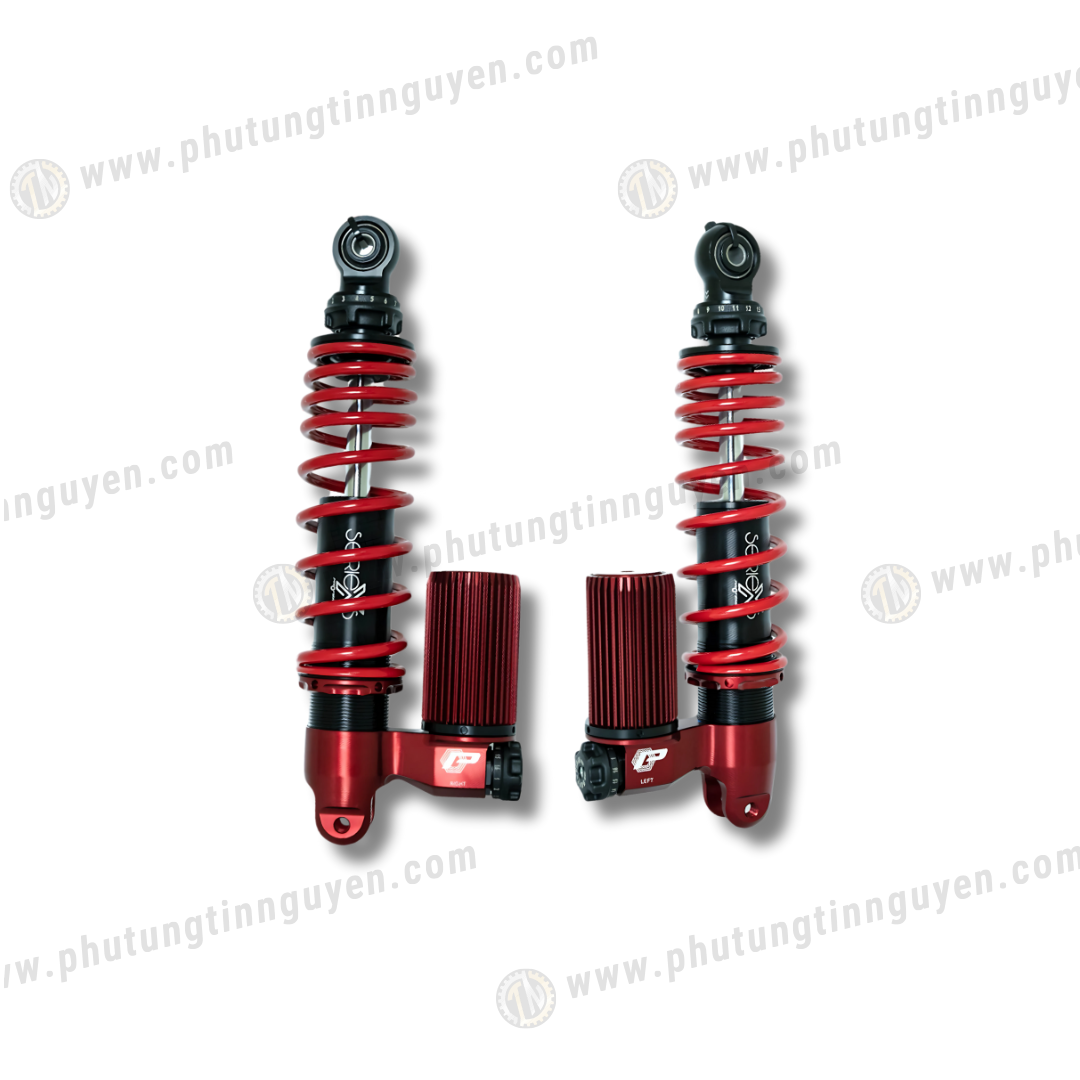 Phuộc Profender X Airblade PCX 150 Bình Dầu ( Màu Đỏ )