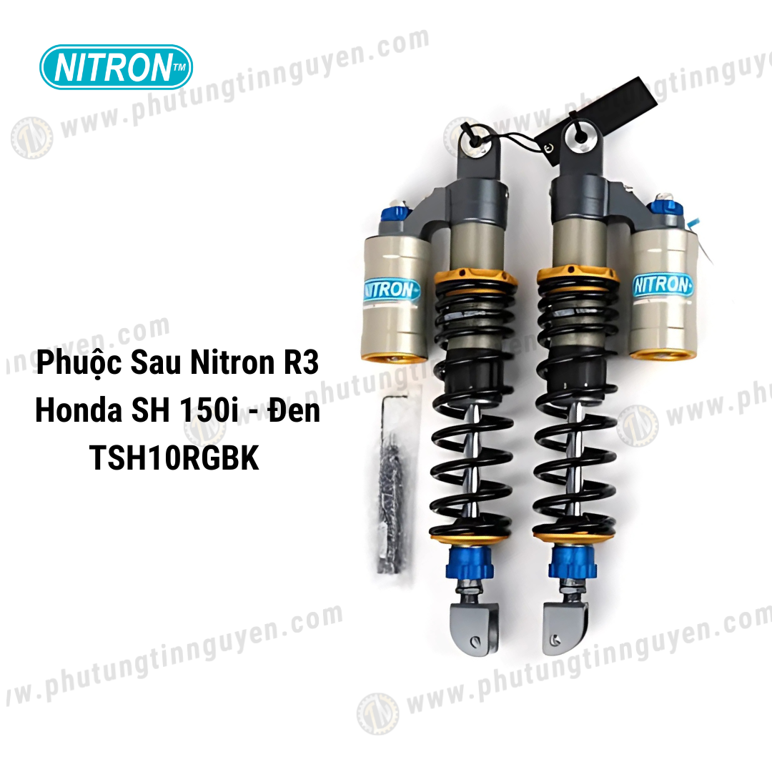 Phuộc Sau Nitron R3 Honda SH 150i - Đen TSH10RGBK Nitron Japan
