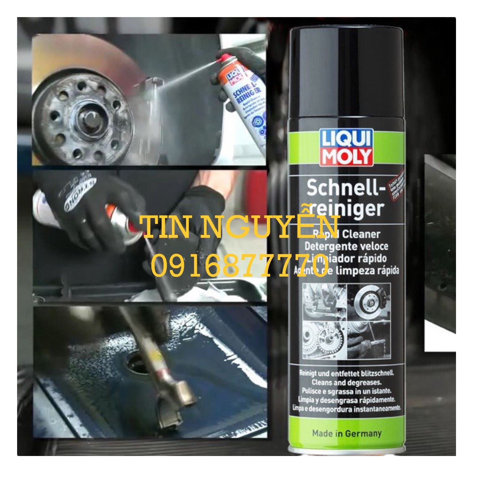 Vệ sinh tẩy dầu mỡ Liqui Moly Rapid Cleaner 3318 - 500ml chính hãng