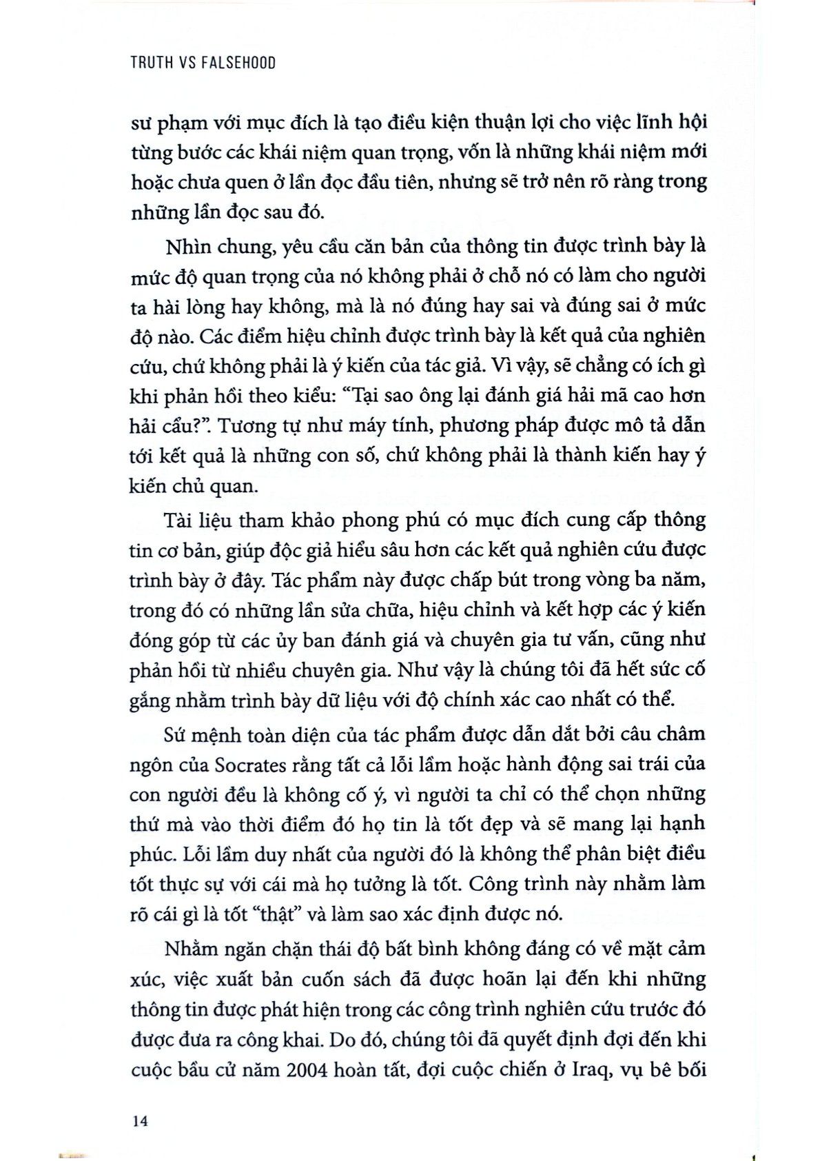 Truth vs Falsehood - phân biệt thật giả – Bến Nghé Books