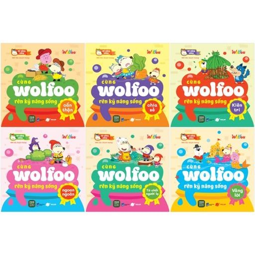 Bộ Sách Cùng Wolfoo Rèn Kỹ Năng Sống (Bộ 6 Cuốn) - 1980Edu, Quỳnh Hươn ...