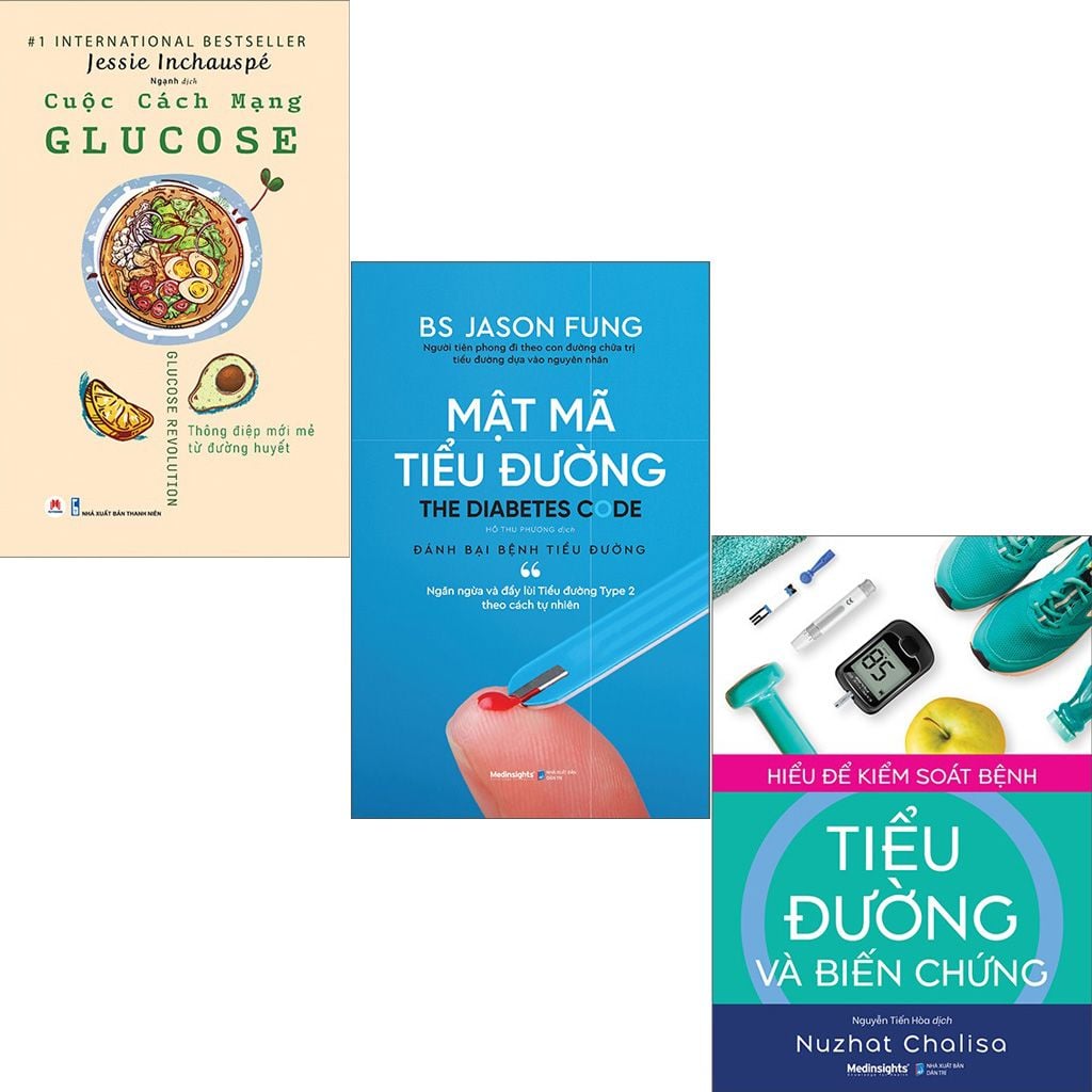 Combo 3 Quyển Hiểu Về Tiểu Đường: Cách Mạng Gluco + Mật Mã Tiều Đường ...
