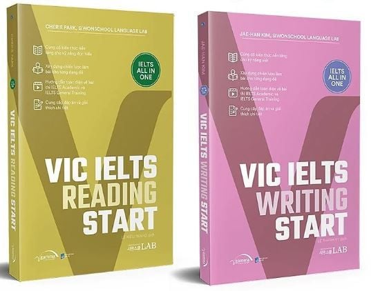 Combo 2 Quyển: Vic Ielts Reading Start + Vic Ielts Writing Start – Bến Nghé Books