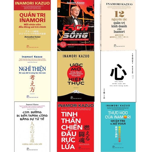 Combo 9 Quyển Sách Hay Của Tác Giả Inamori Kazuo – Bến Nghé Books