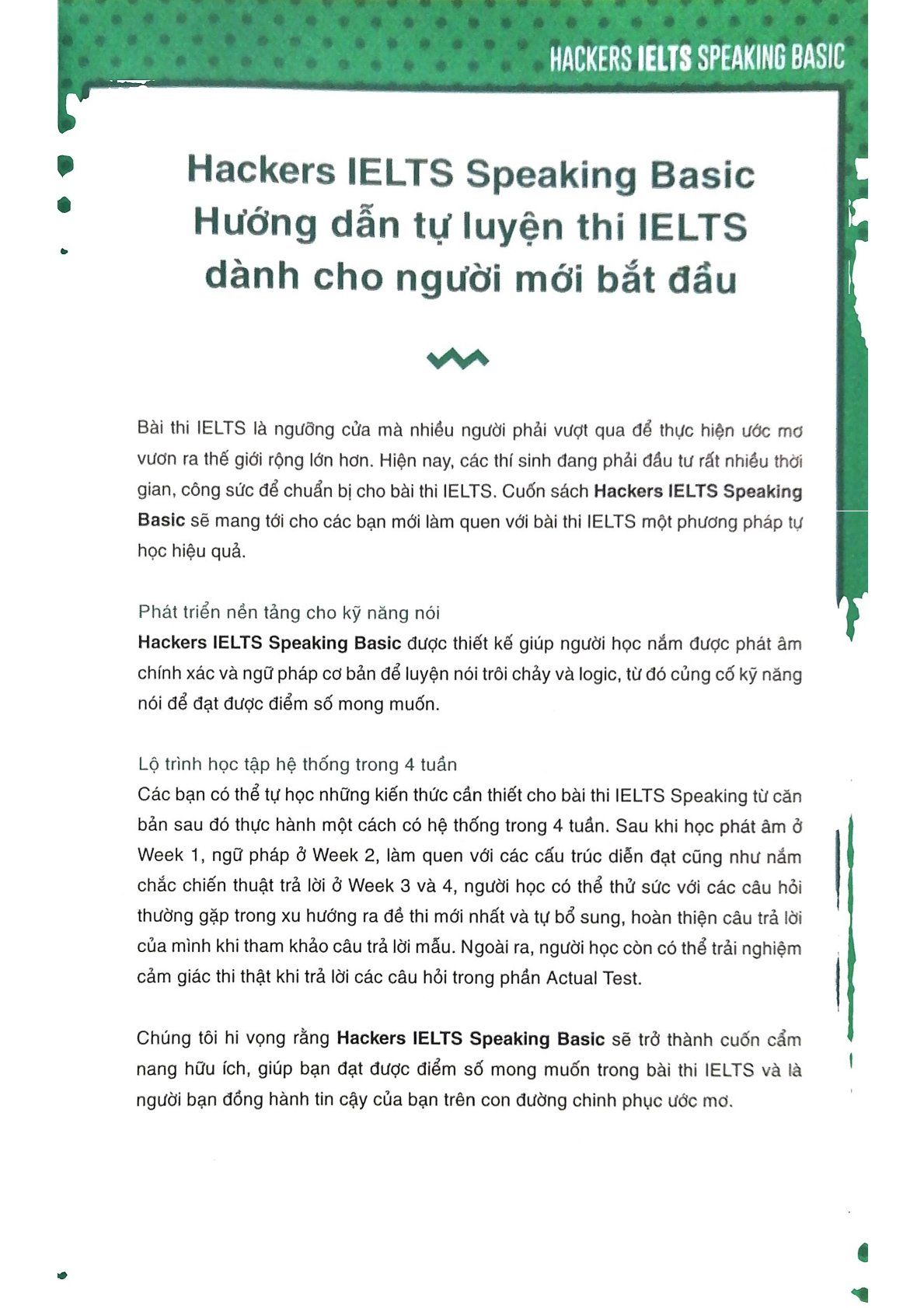 Hackers Ielts Reading Basic – Bến Nghé Books