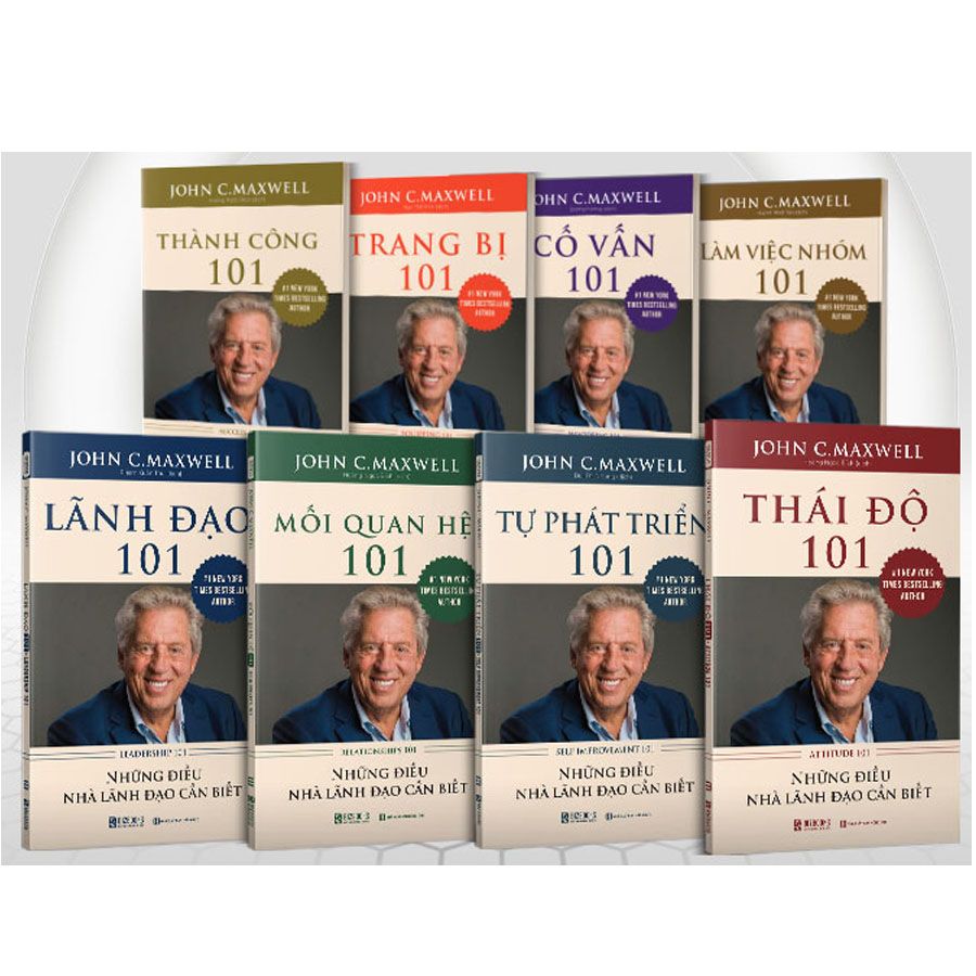 Combo 8 cuốn 101 - Tinh hoa lãnh đạo theo phong cách John C Maxwell 10 ...