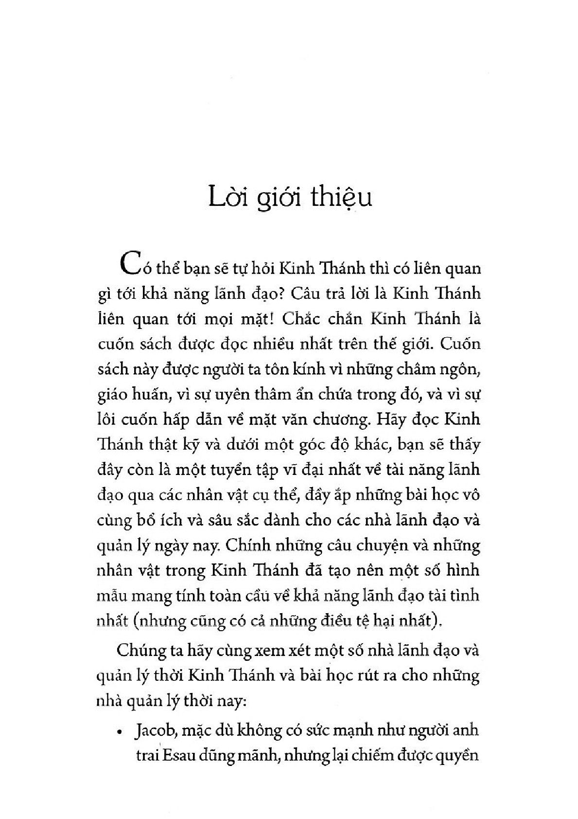 Kinh Thánh Về Nghệ Thuật Lãnh Đạo – Bến Nghé Books