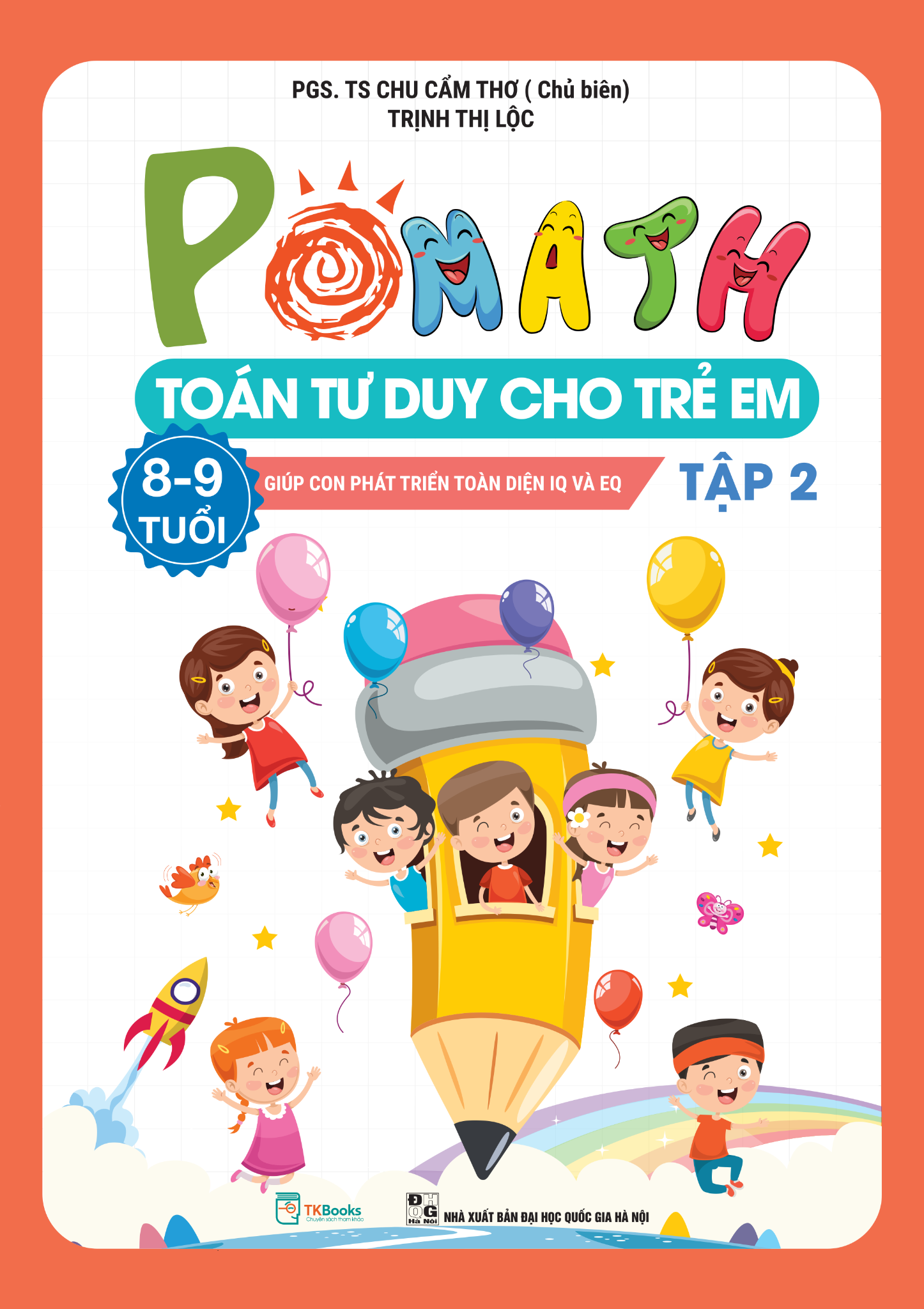 Combo POMath – Toán tư duy cho trẻ em 8 – 9 tuổi (Tập 1 + 2) – Bến Nghé ...