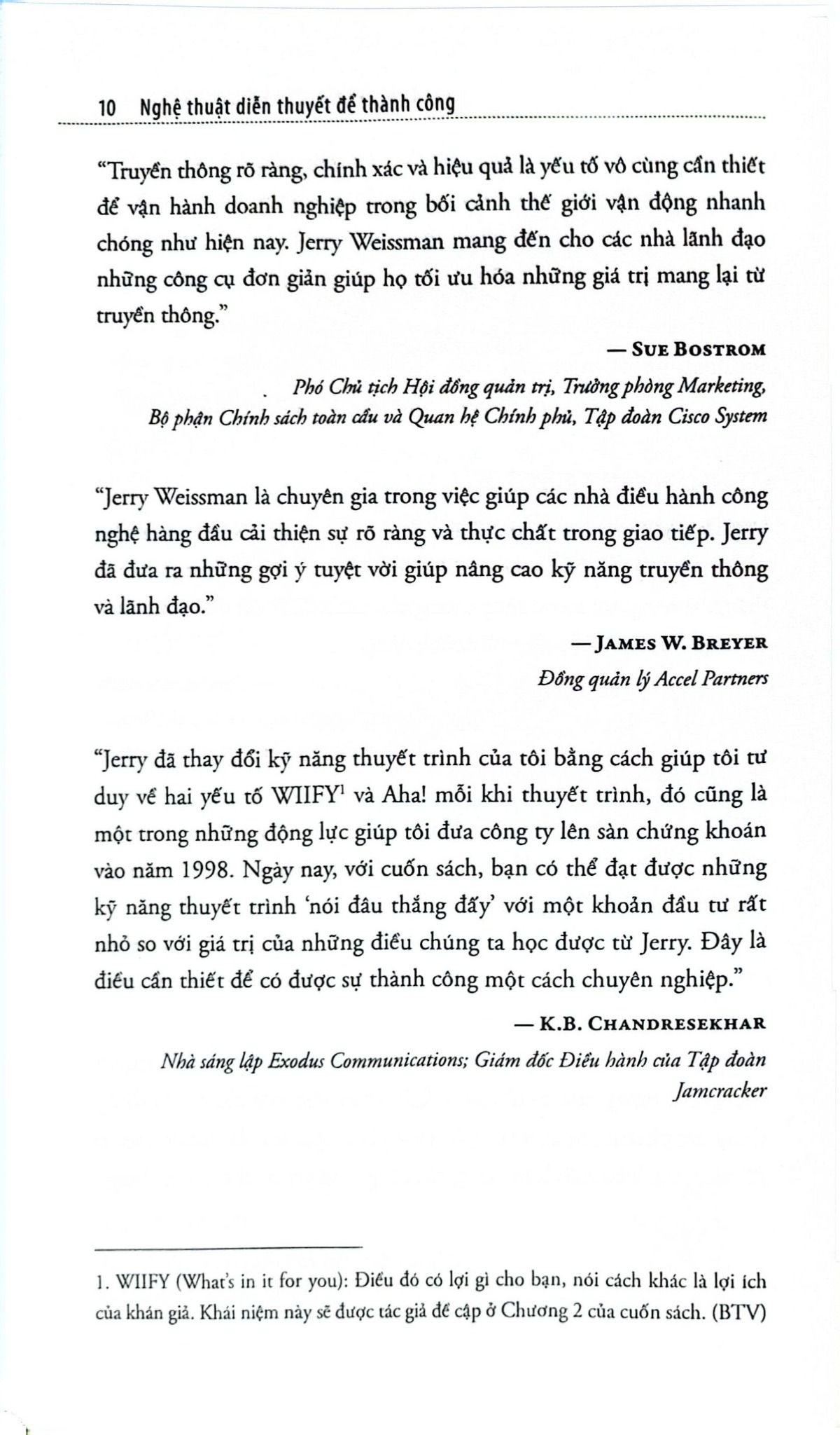 Nghệ Thuật Diễn Thuyết Để Thành Công - Jerry Weissman – Bến Nghé Books