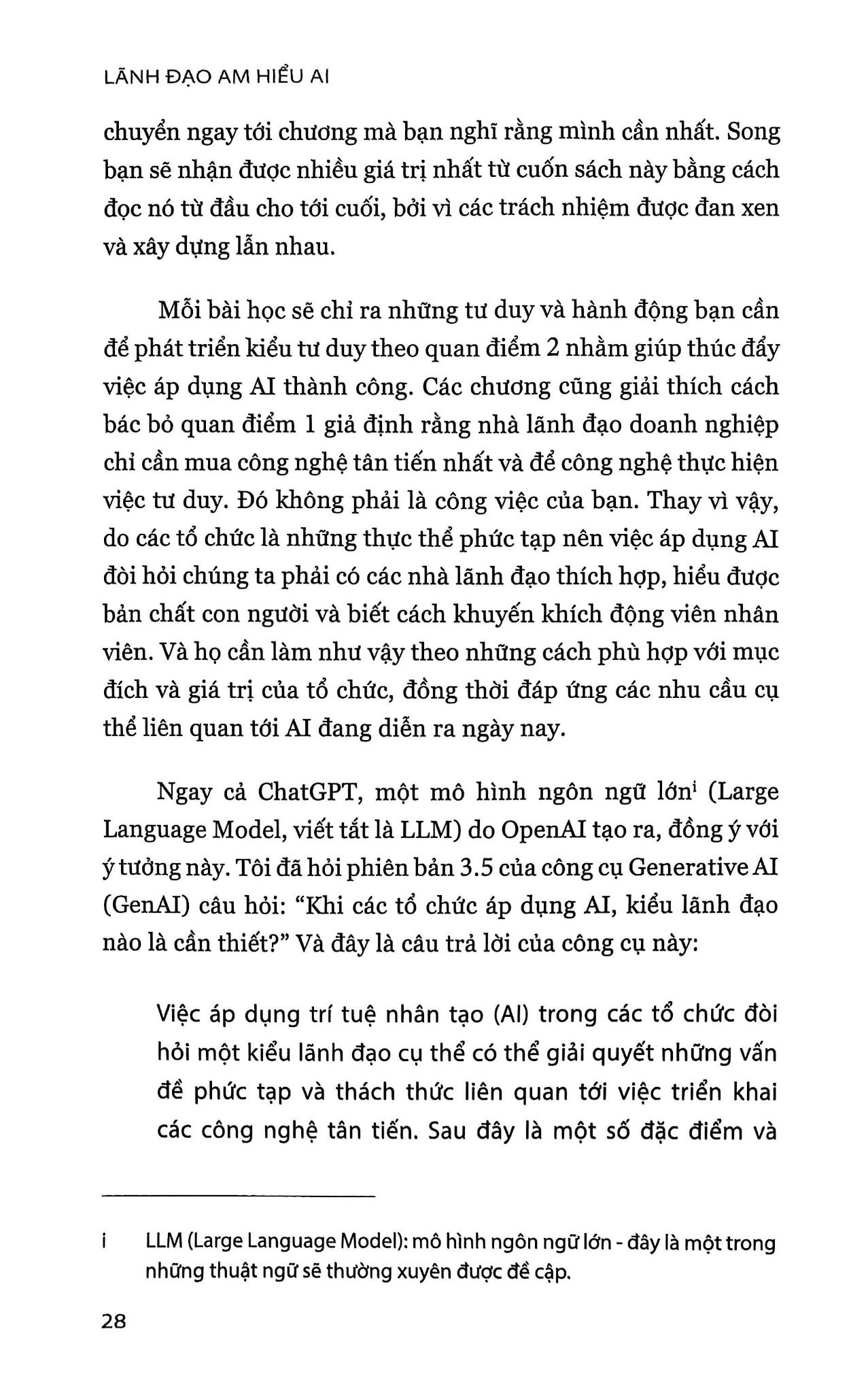 Lãnh Đạo Am Hiểu Ai | The Ai-Savvy Leader - David De Cremer – Bến Nghé ...