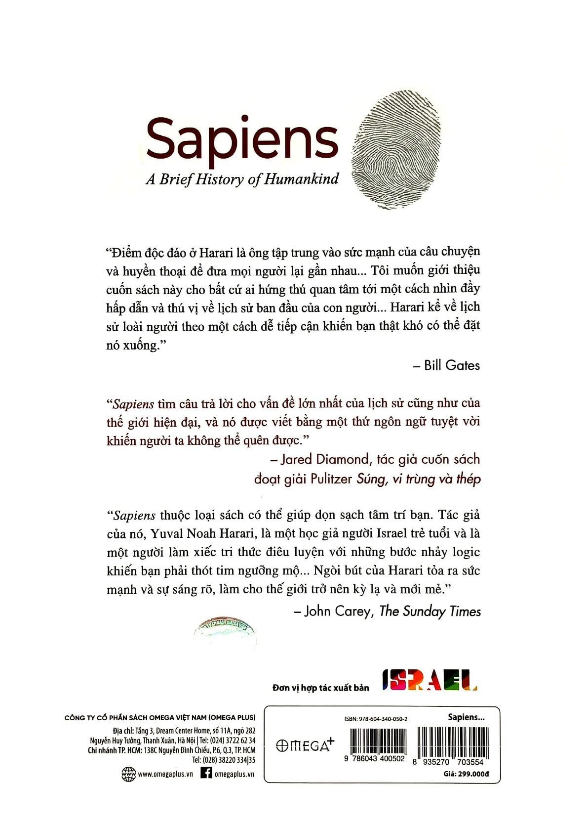 Sapiens Lược Sử Loài Người – Bến Nghé Books