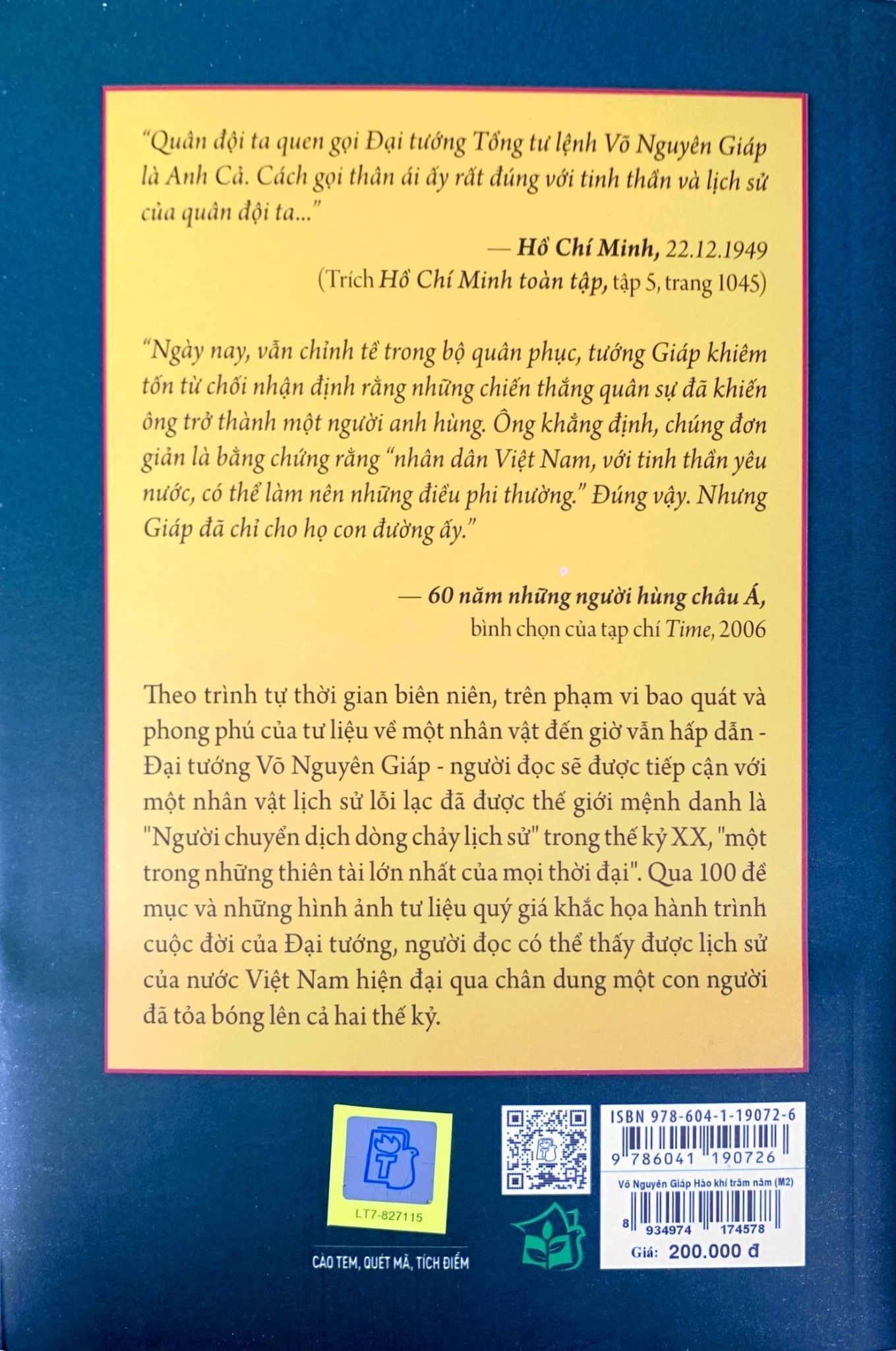 Võ Nguyên Giáp - Hào Khí Trăm Năm - Trần Thái Bình – Bến Nghé Books