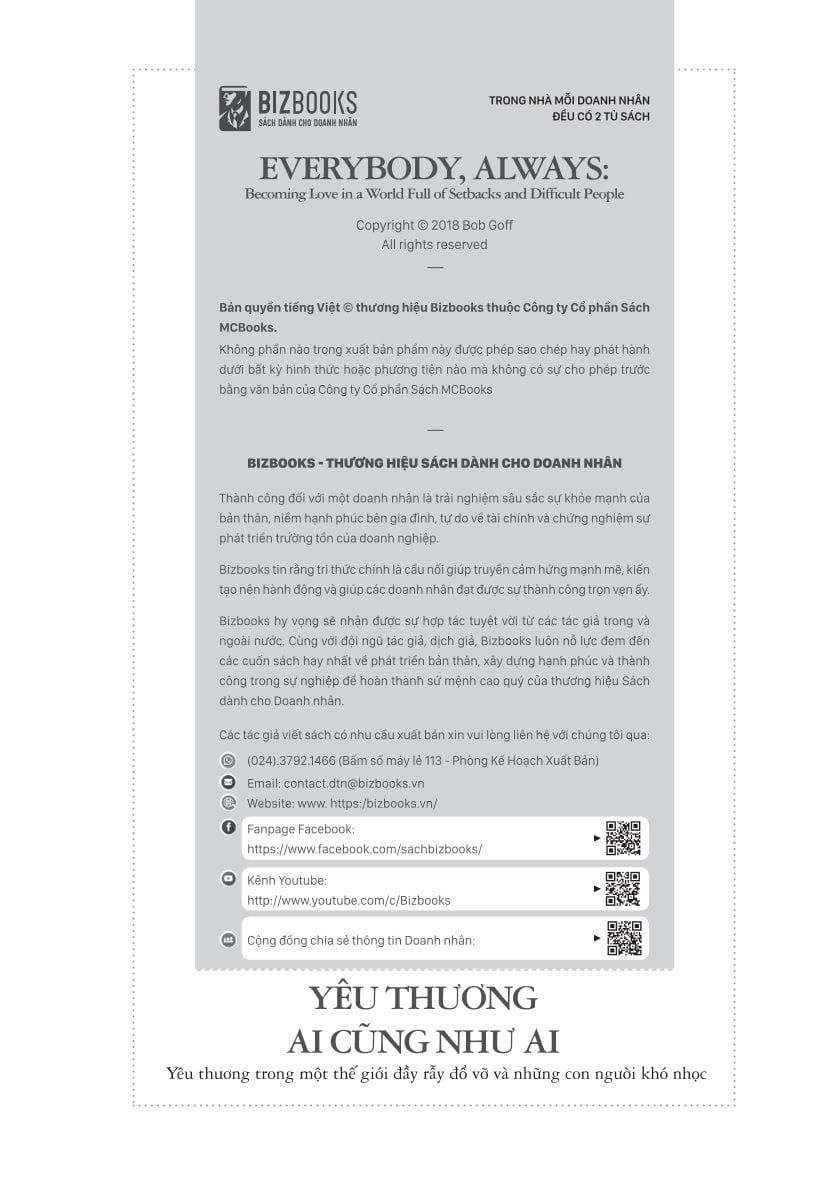 Yêu thương ai cũng như ai – Bến Nghé Books