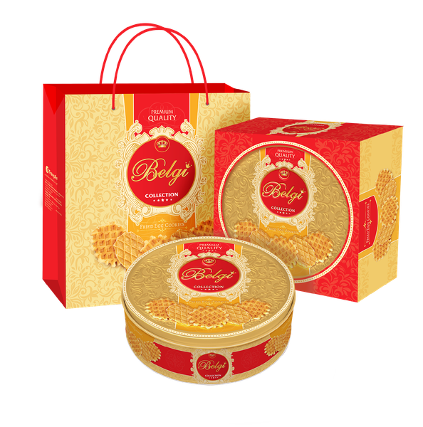 Belgi Egg & Milk Waffles Collection – Bánh kẹo Tràng An
