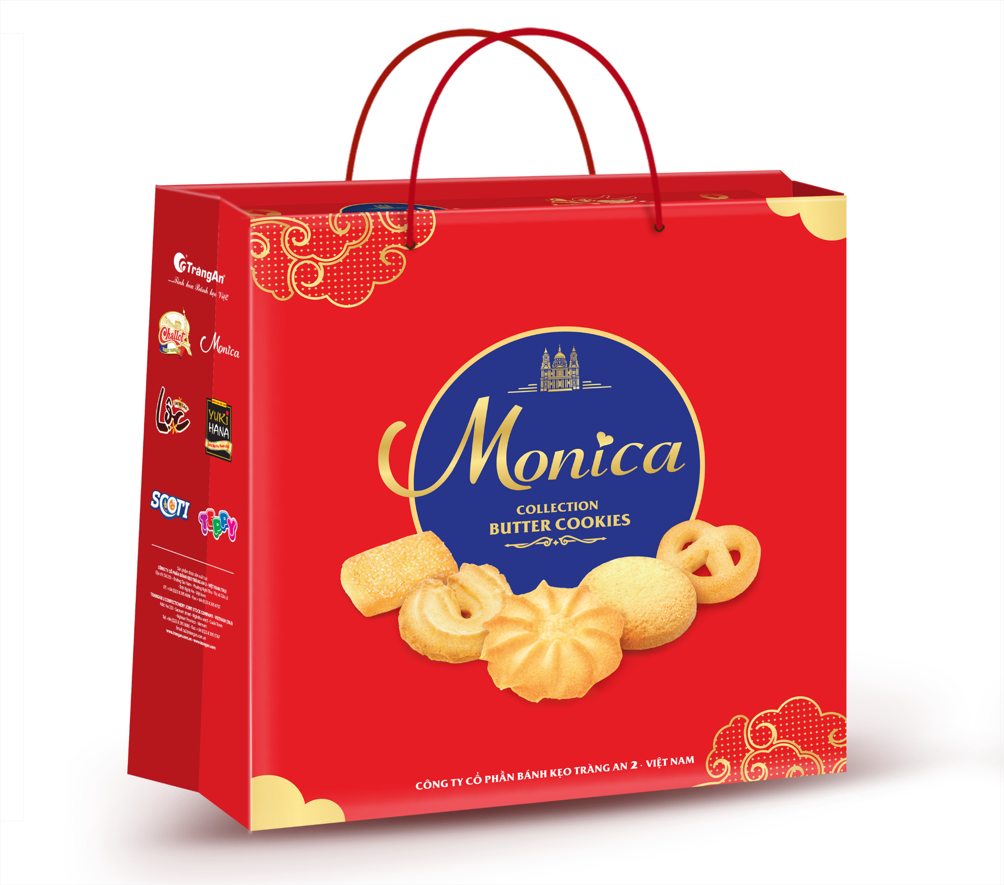 Monica Butter Cookies 380g (Limited Edition) – Bánh kẹo Tràng An