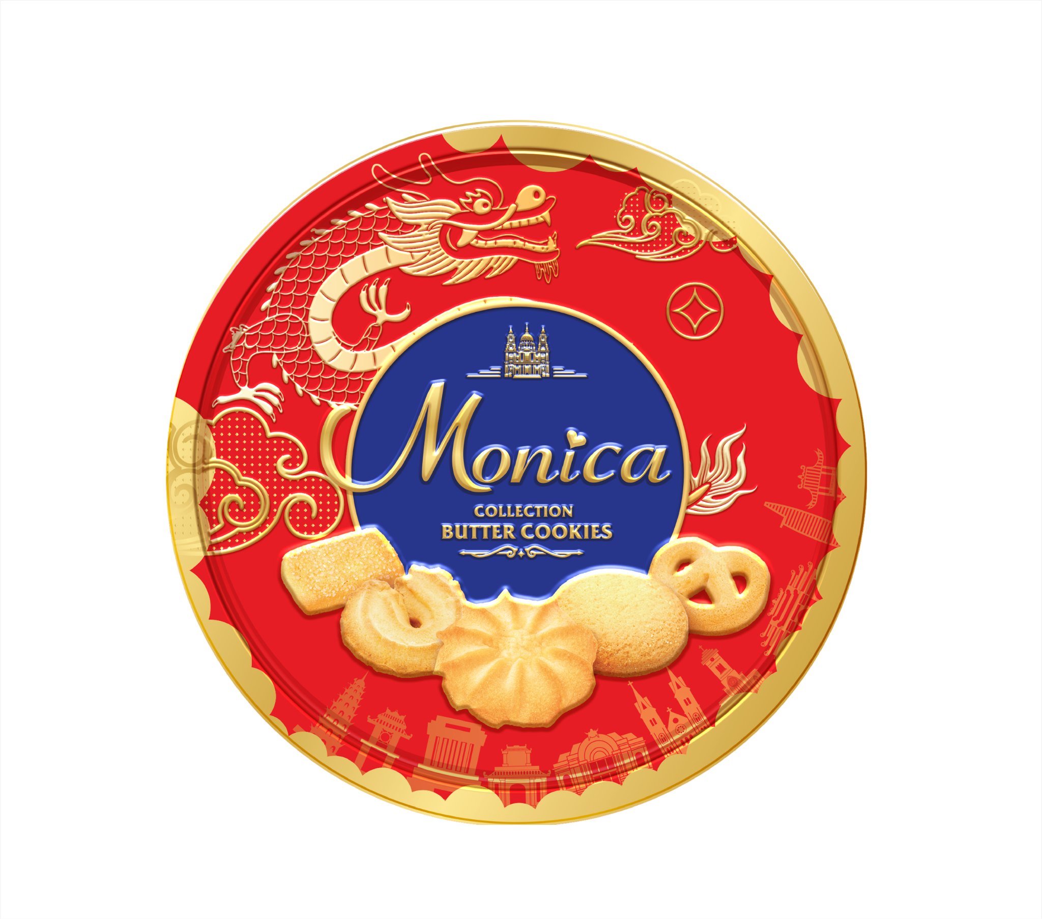 Monica Butter Cookies 380g (Limited Edition) – Bánh kẹo Tràng An