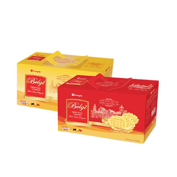 Belgi Egg & Milk Waffles 418g – Bánh kẹo Tràng An