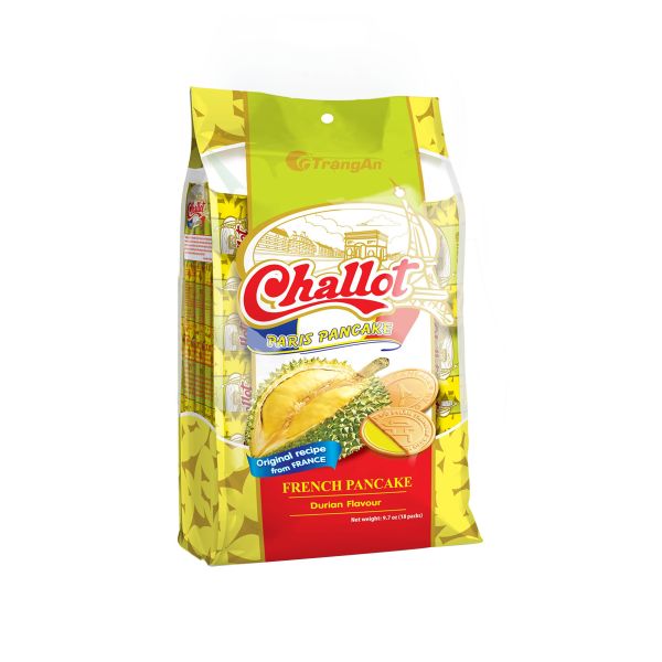 Challot French Pancake 275g - Durian Cream – Bánh kẹo Tràng An
