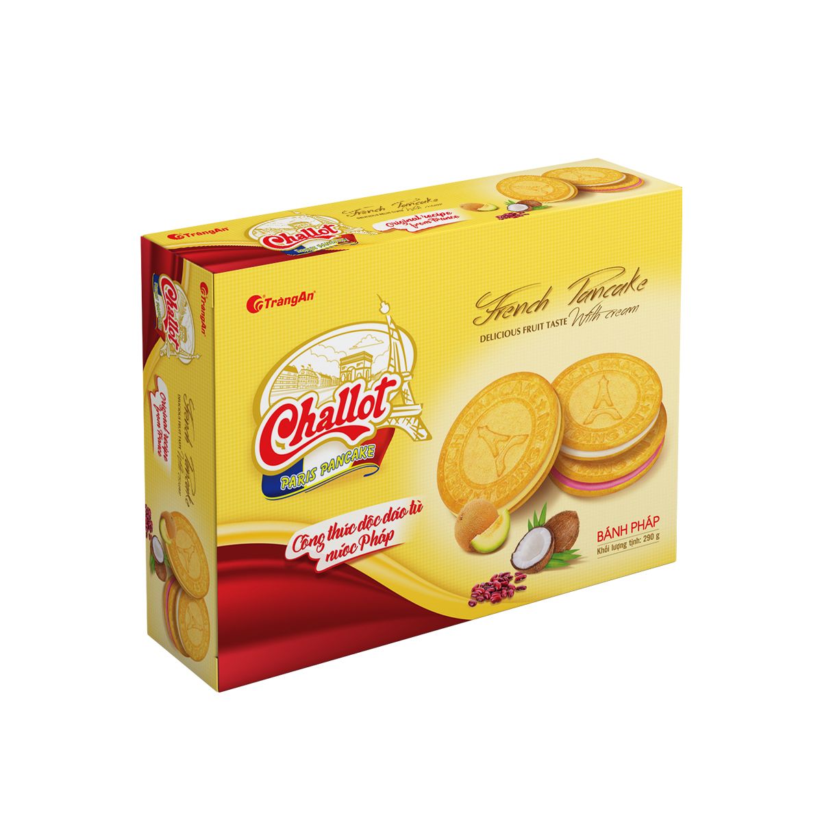 Challot French Pancake With Cream 290g – Bánh kẹo Tràng An