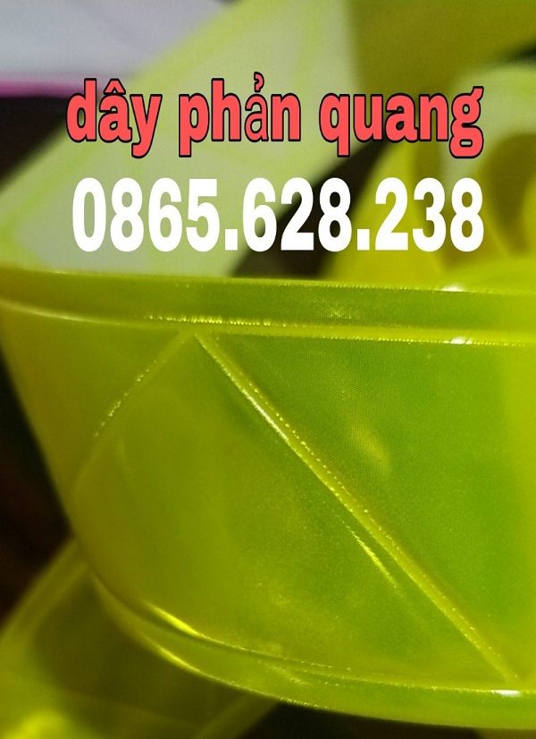 Dây phản quang| phản quang nhựa 2.5cm-3.5cm-5cm| phụ kiện phản quang Cung cấp vật tư bảo hộ lao động