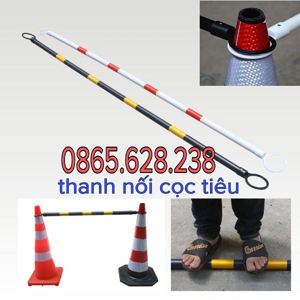 Hàng rào chắn an toàn nối cọc tiêu có thể co rút dài 2m|Rào chắn Cung ...