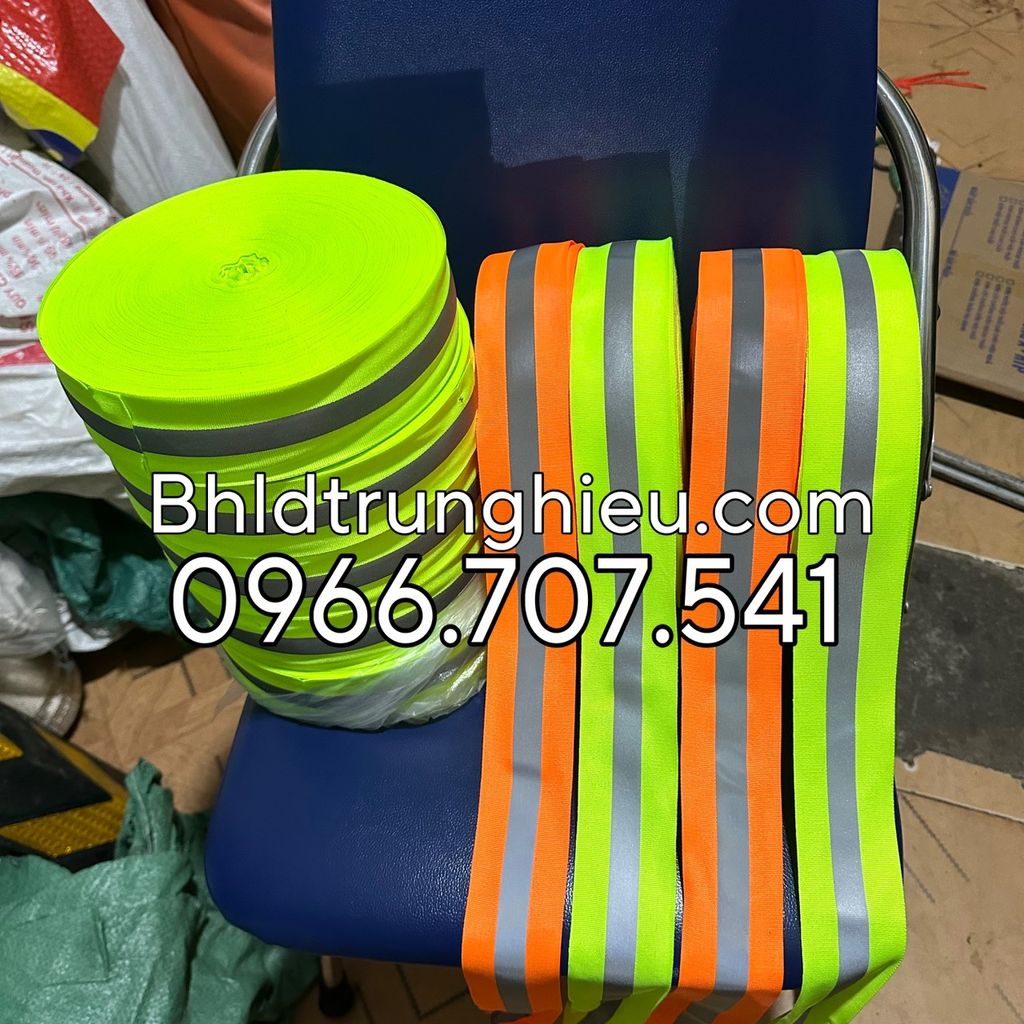 Dây phản quang nhựa 3,5cmx100m| Dây phản quang 3,5cm|phản quang Cung cấp vật tư bảo hộ lao động