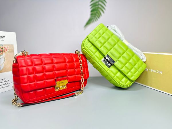 Túi Đeo Vai Michael Kors MK Tribeca Large Quilted Leather Shoulder Bag ...