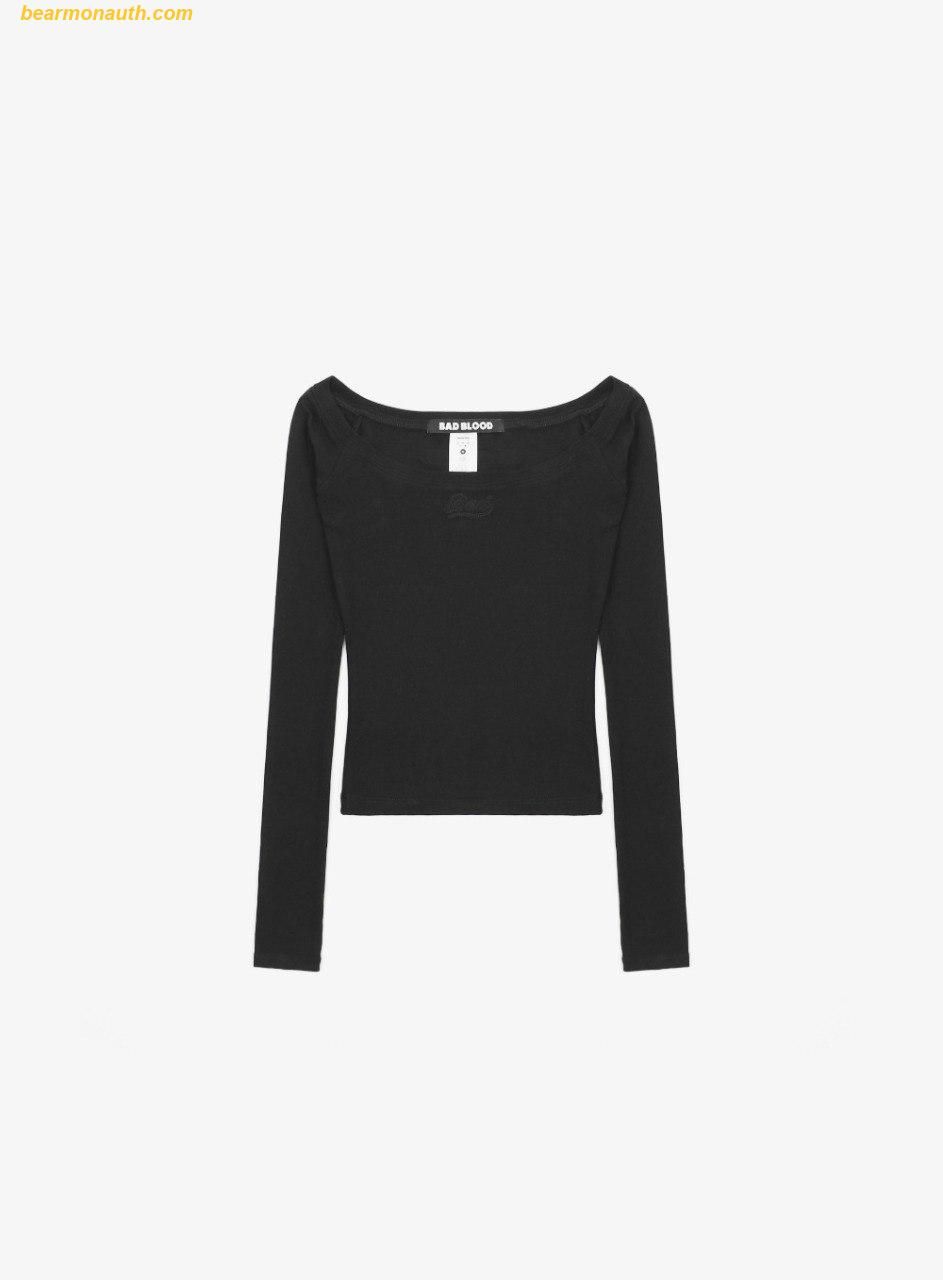 Áo Tay Dài Bad Blood Beyond Soft Off-Shoulder Top Đen - SKU:w-tee24-11 ...