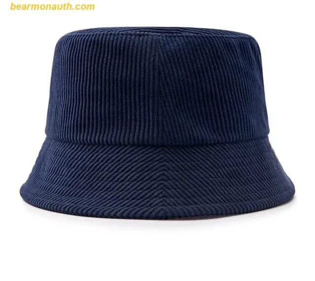Mũ Bucket MLB Corduroy bucket hat Dodgers 3AHTC0136 Màu Xanh Navy ...