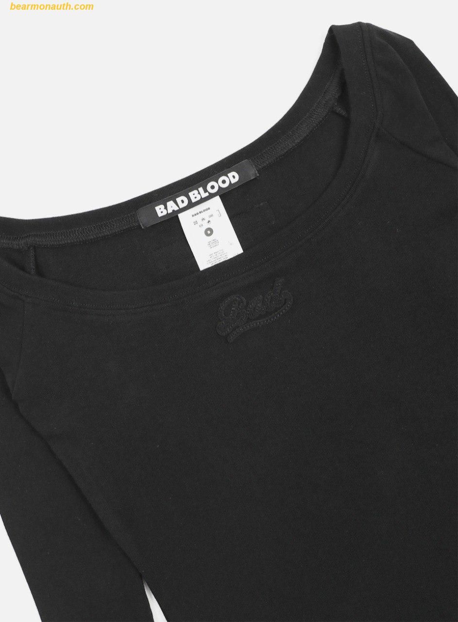 Áo Tay Dài Bad Blood Beyond Soft Off-Shoulder Top Đen - SKU:w-tee24-11 ...