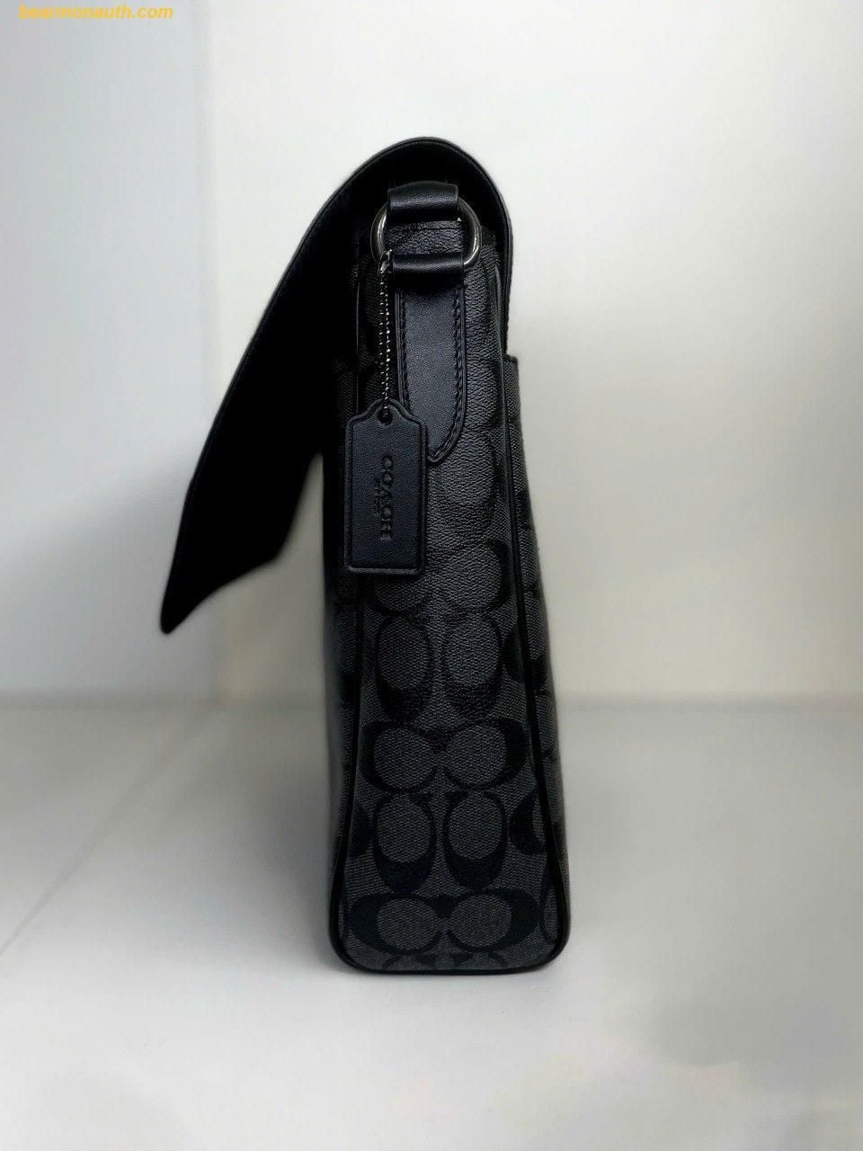 Túi Đeo Chéo Coach Houston Map Bag In Signature Canvas Màu đen – Bear ...