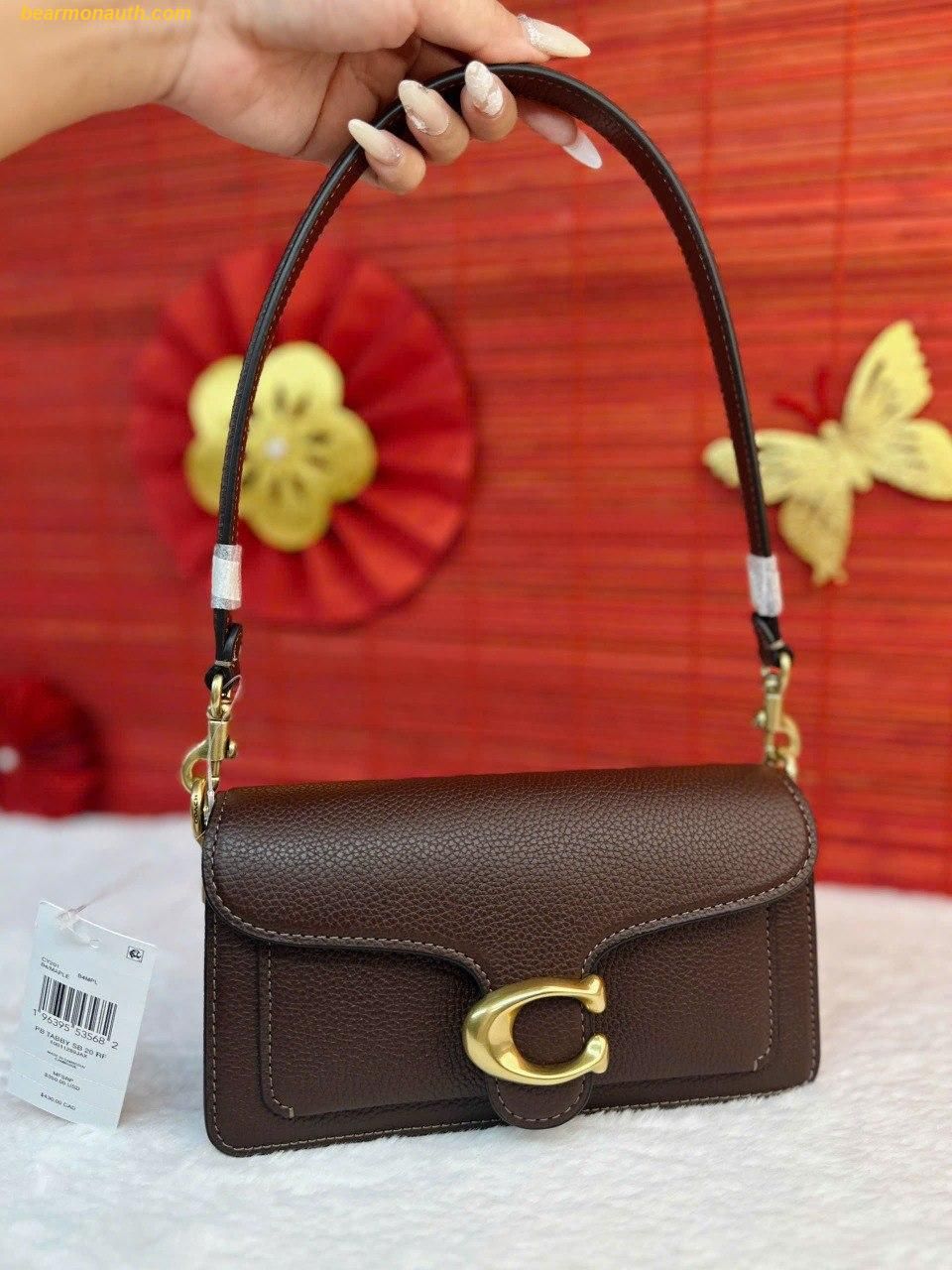 Túi Xách Coach Tabby Shoulder Bag 20 CY201 Màu Nâu Socola – Bear Mon Auth