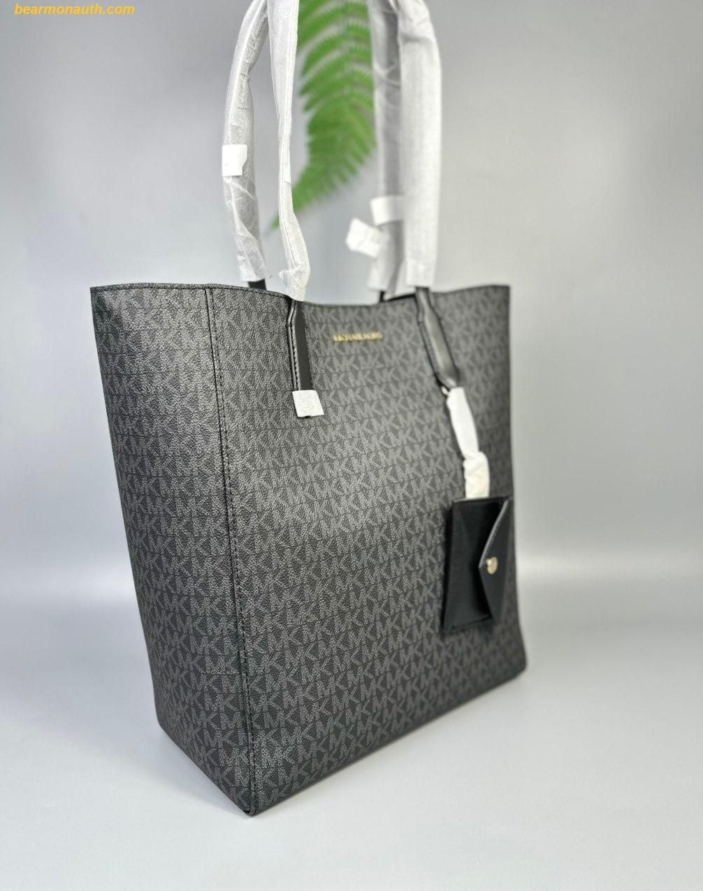 Túi Tote Michael Kors Mk Vincent Large Logo Jacquard Tote Bag with Car ...