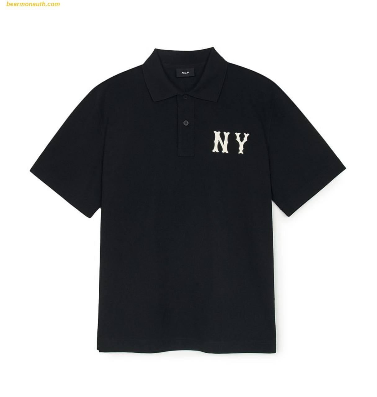 Áo Polo MLB Basic Coopers Logo Over Fit - NEW YORK YANKEES 3APQB0353-5 ...