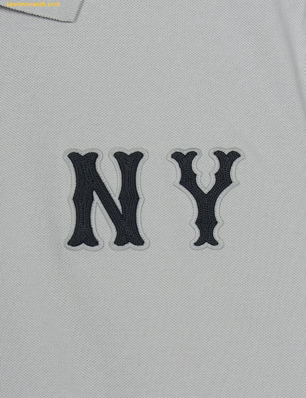 Áo Polo MLB Basic Coopers Logo Over Fit Polo T Shirts NEW YORK YANKEES ...