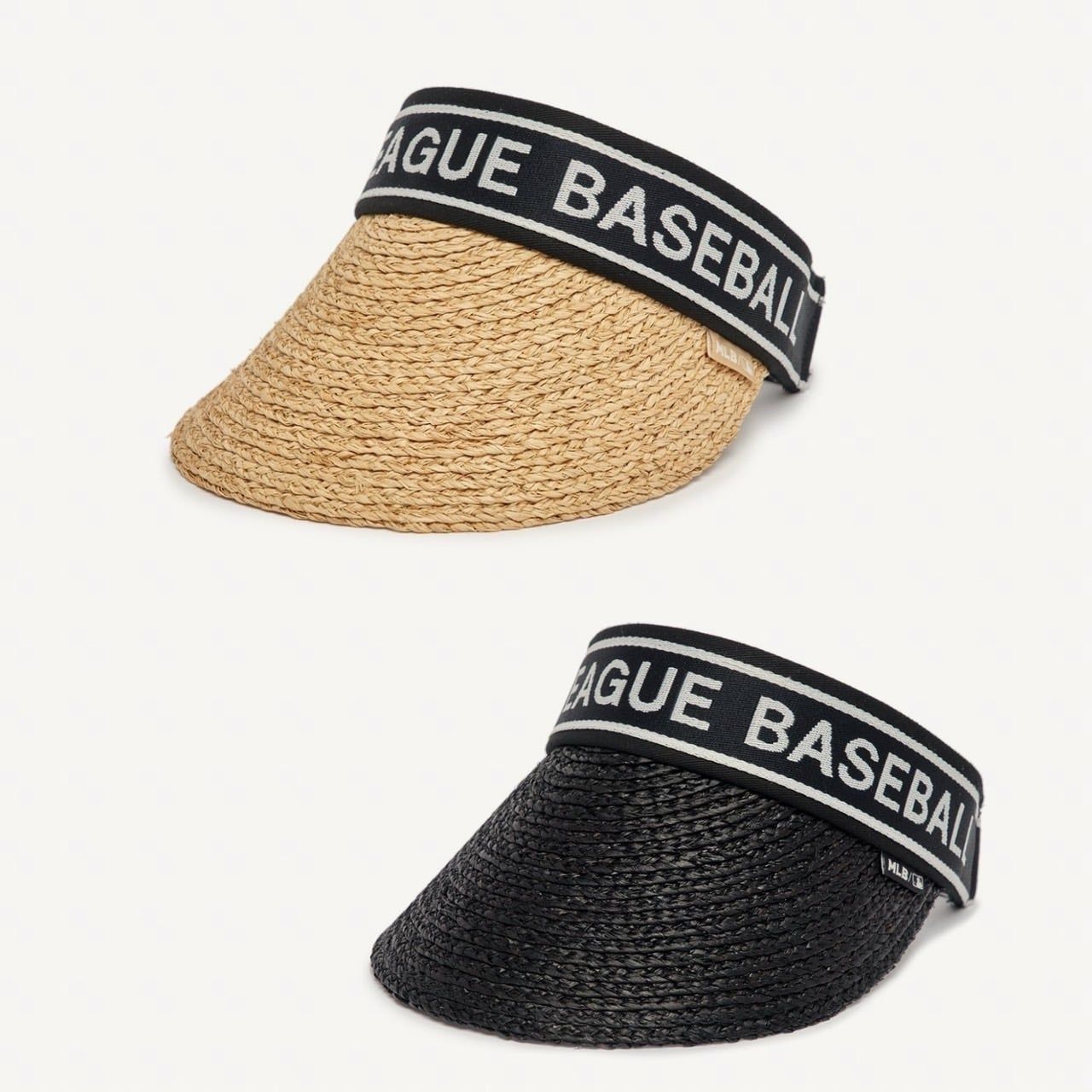 Mũ Chống Nắng MLB Raffia Sun Cap Major League Baseball Màu Nâu và Đen ...