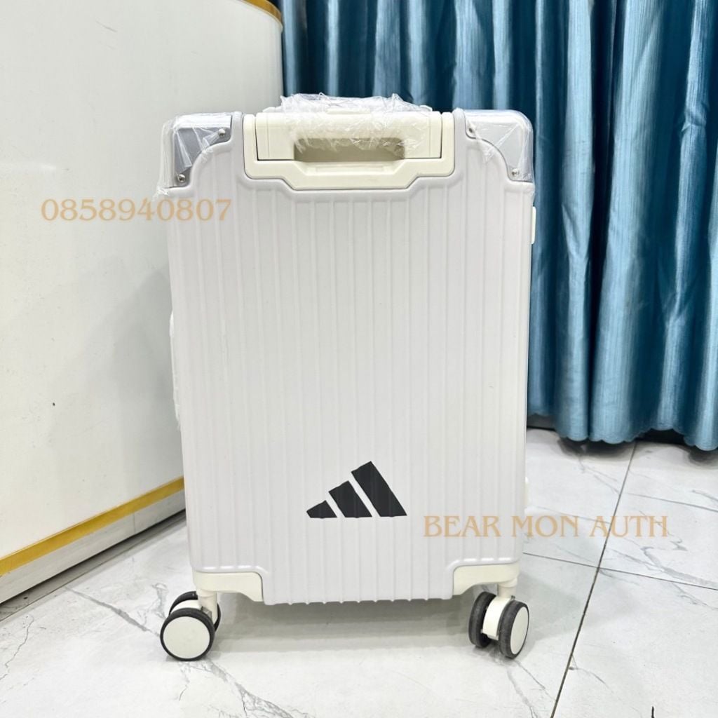 Vali ADIDAS Màu Trắng Logo Tròn Ticker Brand The HLM The 3 Stripes Siz ...